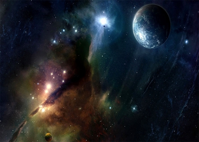 Outer Space Galaxy Party Backdrop Decoration Prop Stage Photography ...