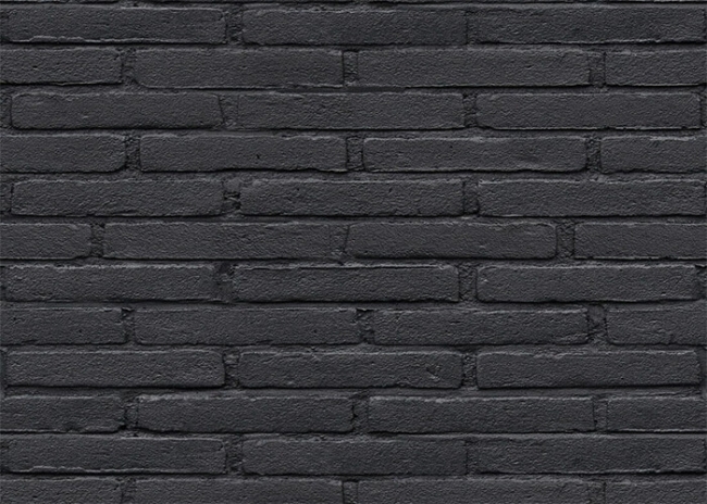 Retro Black Brick Wall Backdrop Studio Photography Background