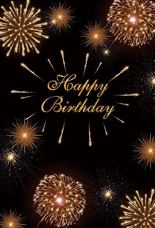 Happy Birthday Fireworks Wallpaper