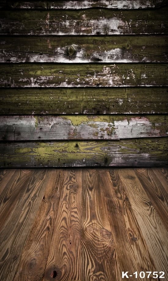 Moss Wooden Wall Personalized Background Vinyl Wood Backdrops