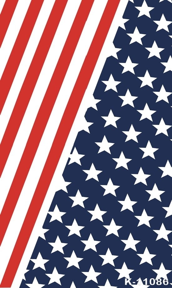 Flag of the United States Stars and Stripes Personalized Backdrop ...