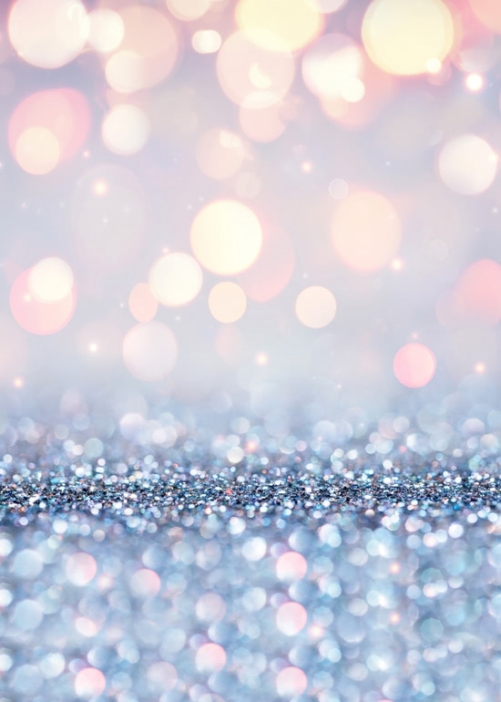 Silvery White Spots Bling Theme Bokeh Glitter Backdrop Baby Shower Birthday Photography Background