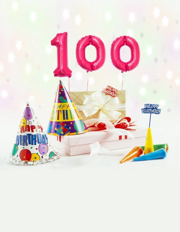 100th Day Baby Happy Birthday Party Custom Backdrop hotography ...