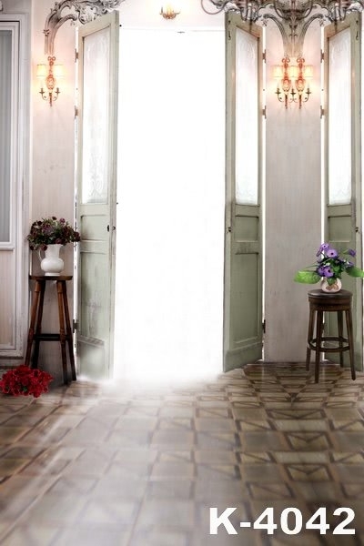 Indoor from Inside to Outside View Opened Door Wedding Studio ...