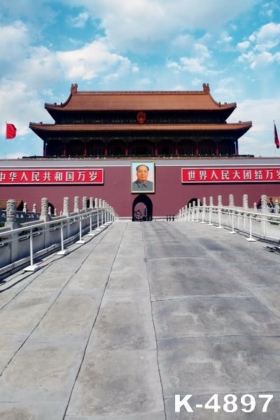 Chinese Capital Beijing Tian An Men Building Backdrops Vinyl ...