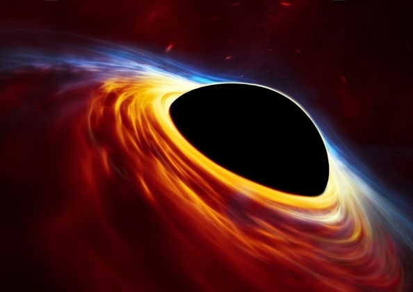 black hole backdrop