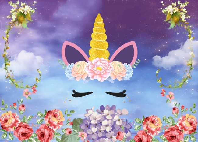 unicorn background theme