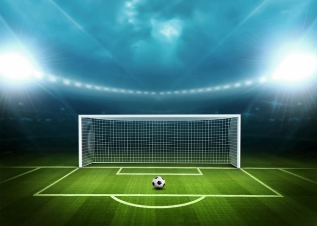 Football Goal Backdrop Playground Athletic Sports Field Party Event ...