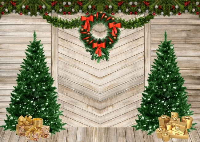 Christmas Tree Backdrops
